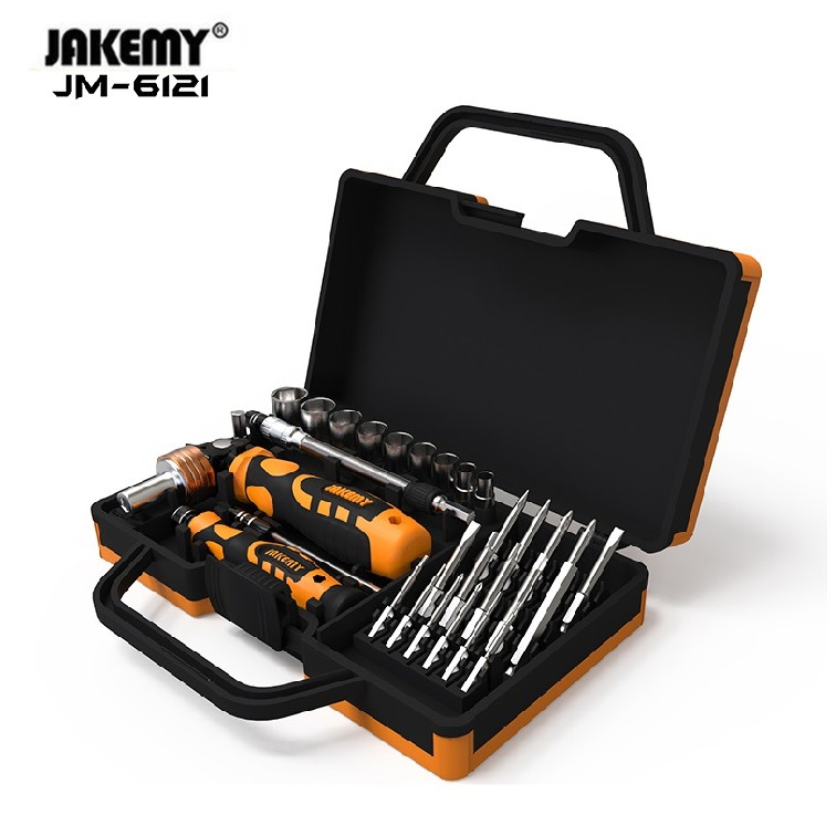 Jual Jakemy Obeng Set JM-6121 31 In 1 High Grade Screwdriver Set ...