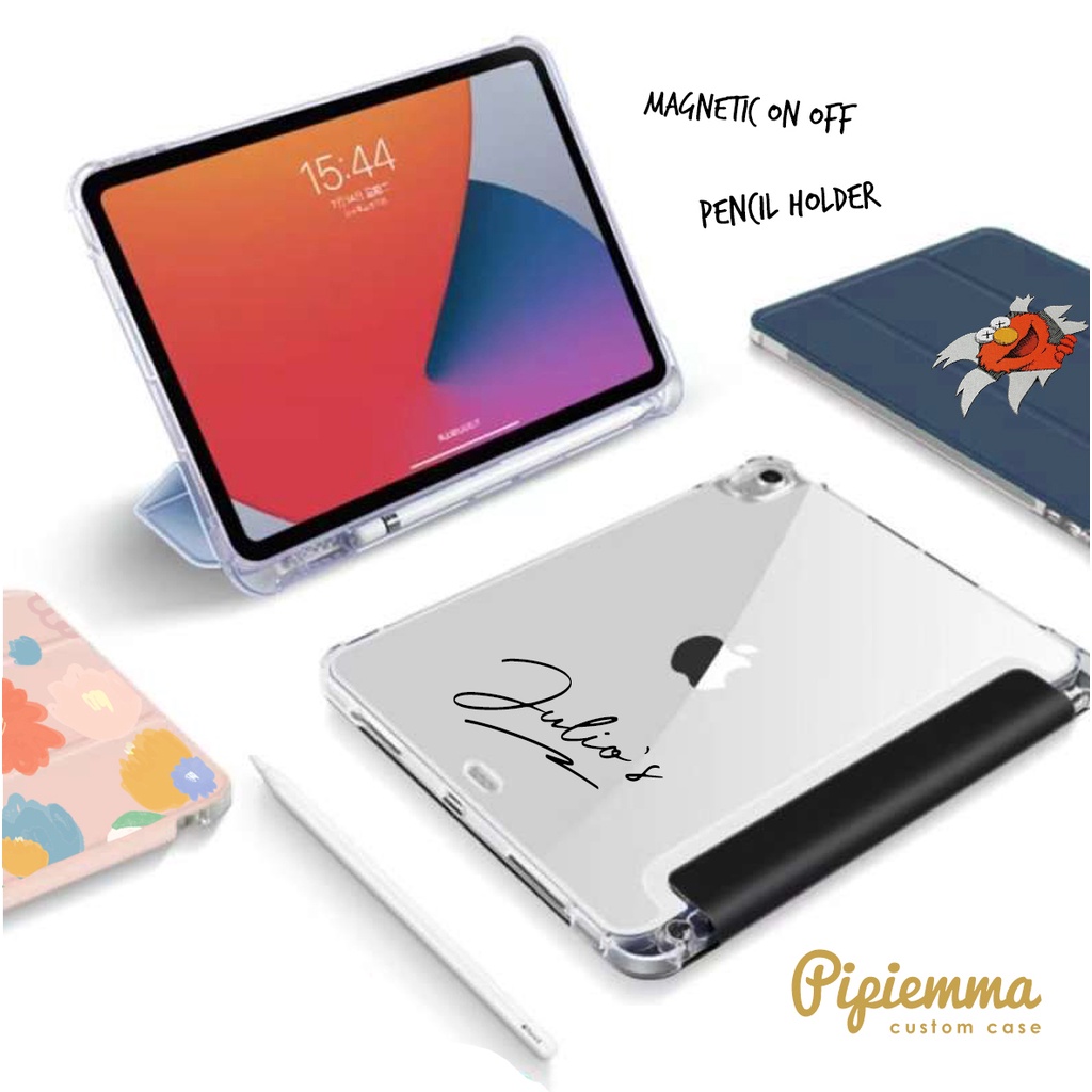 Jual ipad smart cover custom ipad 7/8/9 air4 pro 11 2020 mini tablet ...
