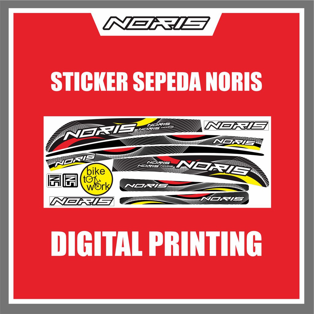 Jual STICKER SEPEDA NORIS | Shopee Indonesia