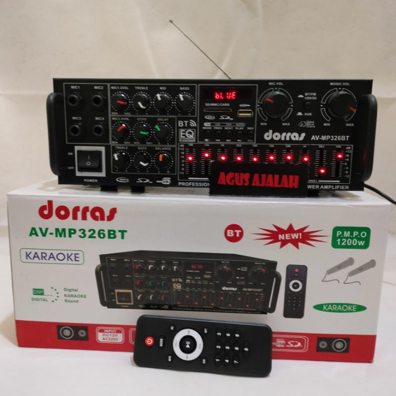Jual Amplifier Audio Original Fleco AV-MP326BT - Amplifier Bluetooth ...