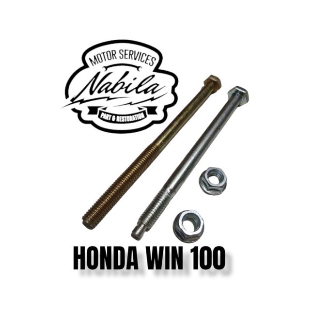 Jual baut baut mur rangka sasis mesin Honda win 100 win100 Jialing kancil pony Fukuda nasha city ...