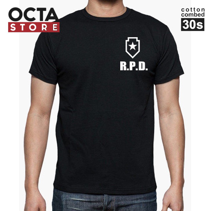 Jual Kaos Tshirt Baju Combed 30S Distro Kaos Resident Evil 2 R.P.D ... Jual Kaos Tshirt Baju Combed 30S Distro Kaos Resident Evil 2 R.P.D ...
