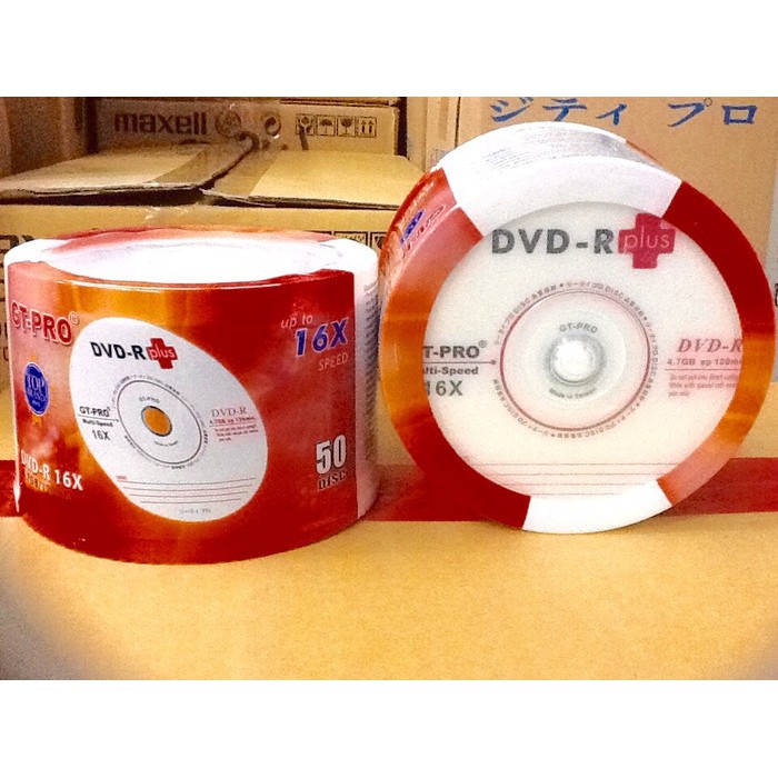 Jual DVD R GT-PRO PACK 120MIN/ 4.7GB 16X MURAH PACK ISI 50PCS | Shopee ...
