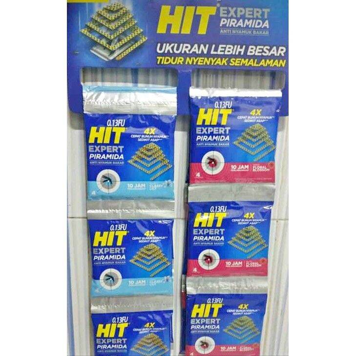 Jual HIT Expert Piramida Jumbo 10 jam 4'S (6pcs ) - Obat Anti Nyamuk ...