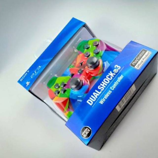 Jual STIK PS3 OP CORAK WIRELESS JOYSTICK ORI PABRIK | Shopee Indonesia