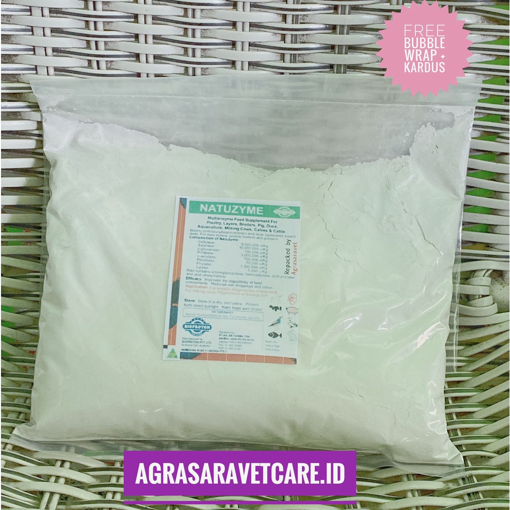 Jual NATUZYME 1 KG - multi enzim untuk pencernaan ternak babi ayam sapi ...