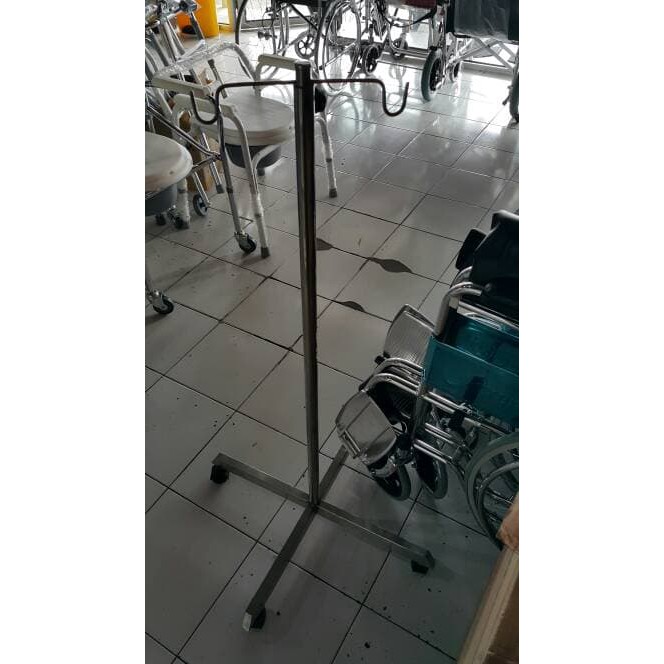 Jual Tiang Infus Stainles 4 Roda | Shopee Indonesia