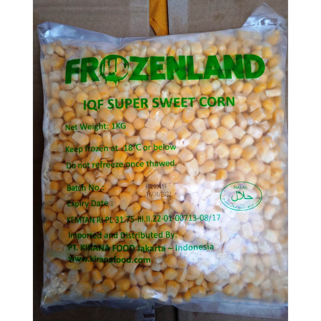 Jual Frozen Land Sweet Corn 1 Kg | Shopee Indonesia