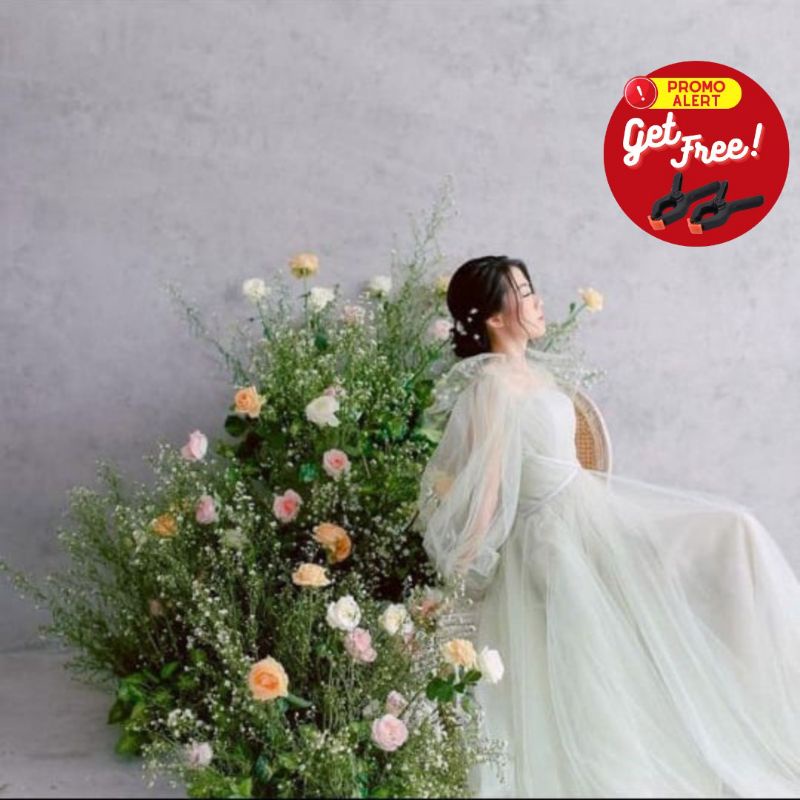 Jual Background Backdrop Latar Layar Foto Studio Abstrak Abu terang ...