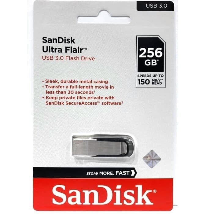 Jual FLASH DISK SANDISK CZ73 ULTRA FLAIR 256GB | Shopee Indonesia