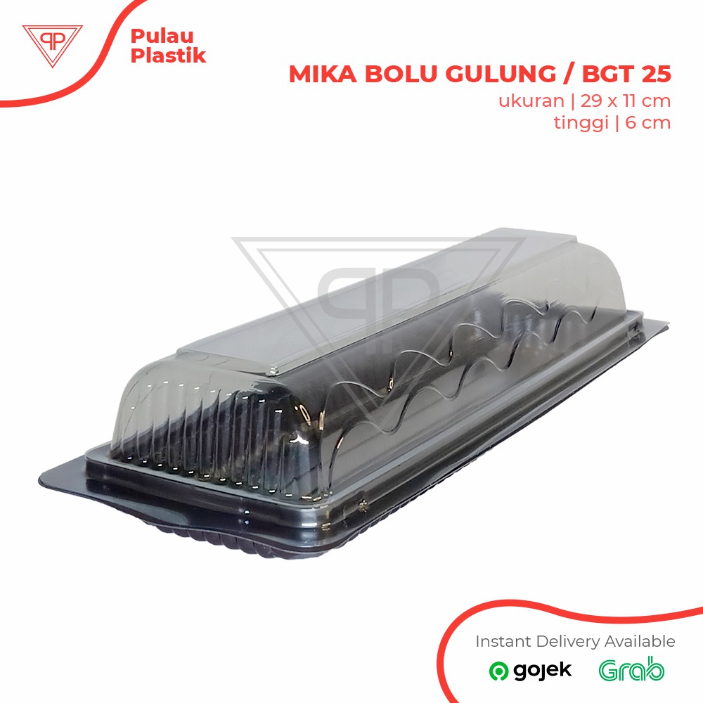 Jual Mika Bolu Gulung ukuran 25 cm / Box Bolu Gulung / BGT 25 / isi ...