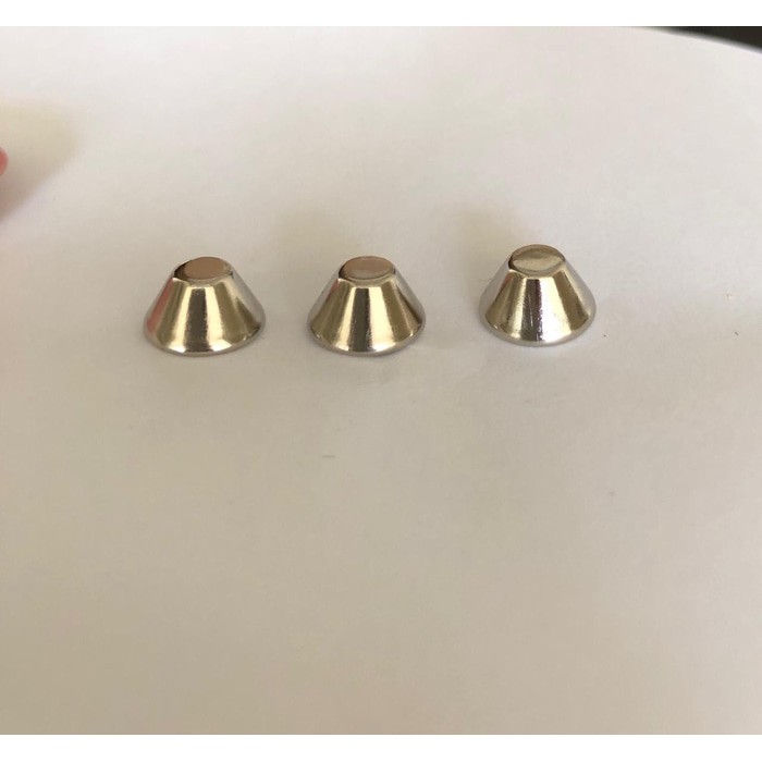 Jual Topong / Spike Ember / Kerucut datar diameter 10mm Nikel per ...