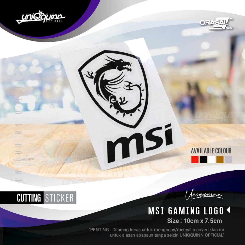 Jual UQ Stiker MSI | Stiker PC komputer | Sticker Cashing MSI | Skin ... Jual UQ Stiker MSI | Stiker PC komputer | Sticker Cashing MSI | Skin ...