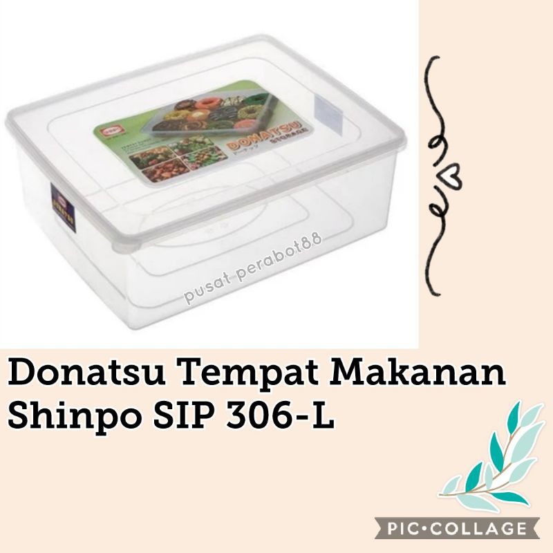 Jual Kotak Donatsu Tempat Makanan Shinpo SIP 306-L | Shopee Indonesia