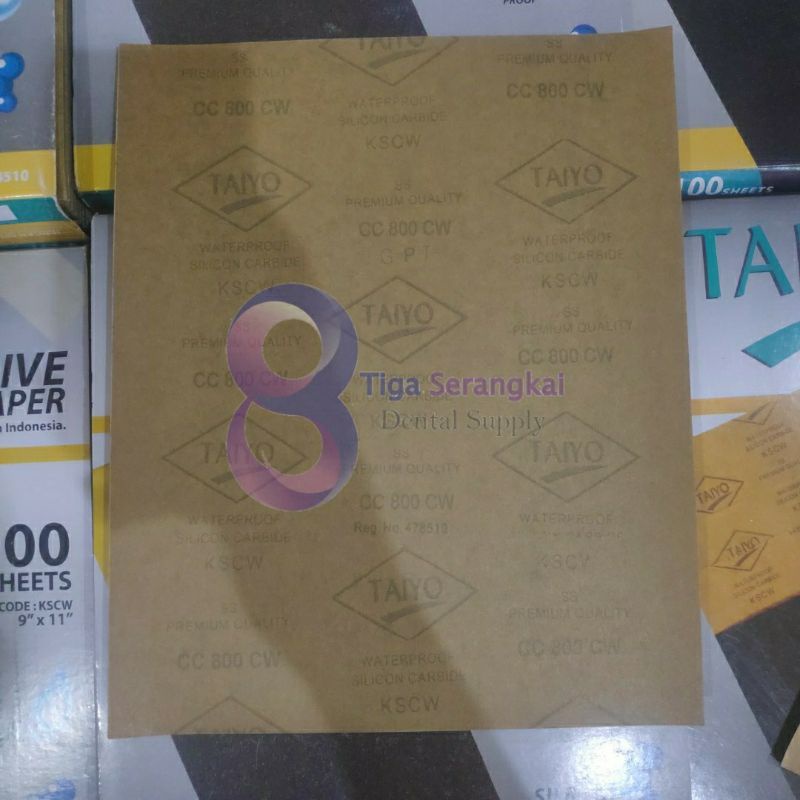 Jual Silicon Carbide Abrasive Paper Amplas / Kertas Pasir Taiyo ...