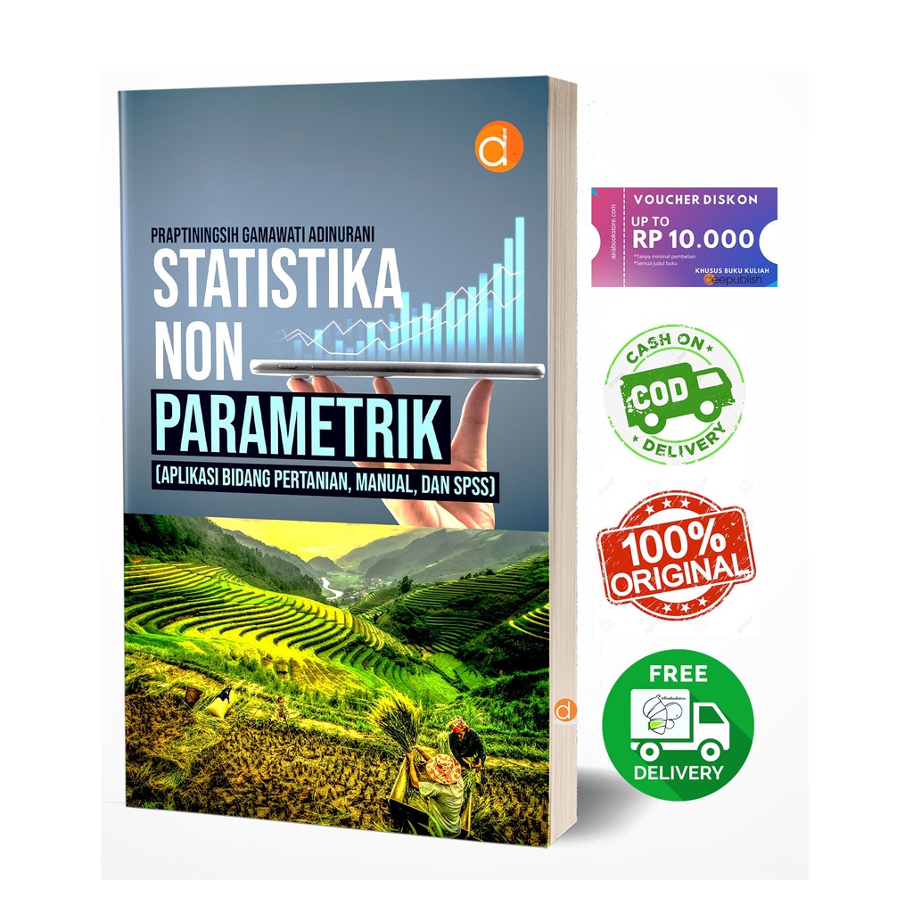 Jual Buku Statistika Non Parametrik (Aplikasi Bidang Pertanian, Manual, Dan SPSS) - HITAM PUTIH ...
