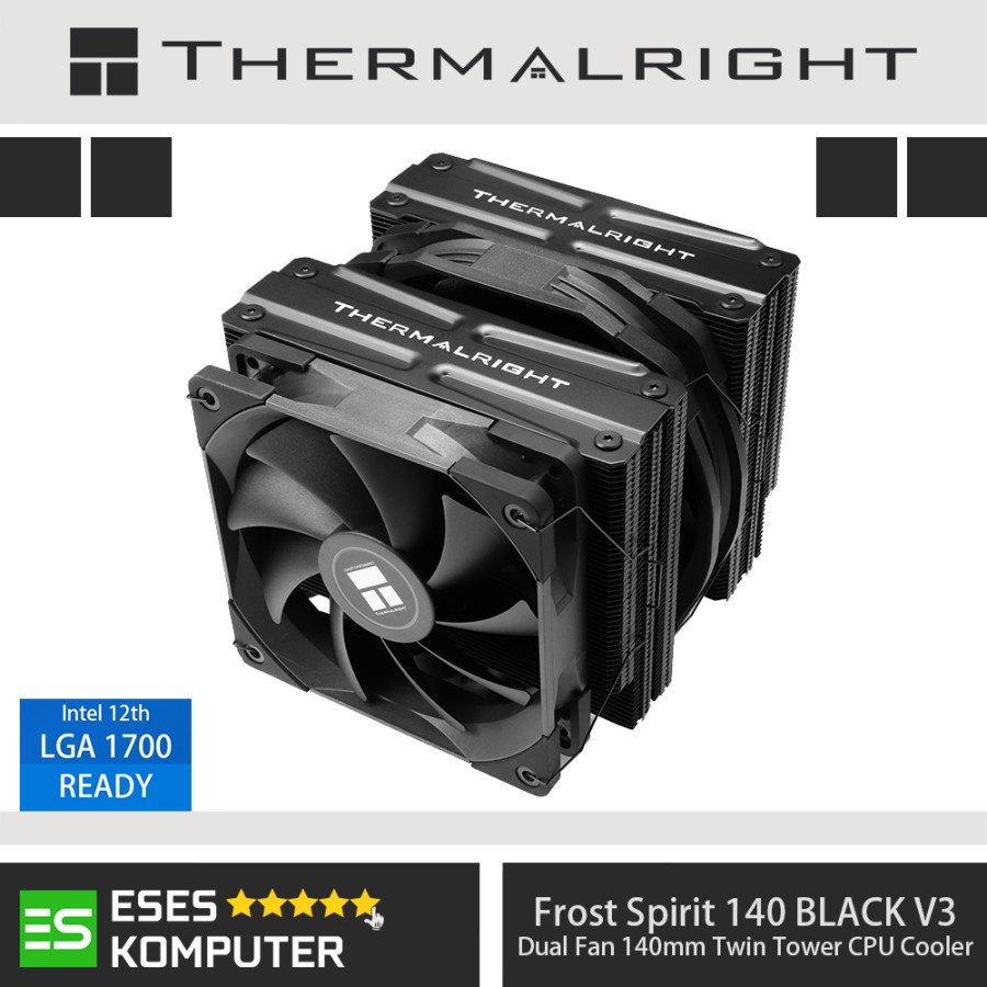 Jual HSF THERMALRIGHT Frost Spirit 140 BLACK V3 | Twin Tower 140 CPU ...