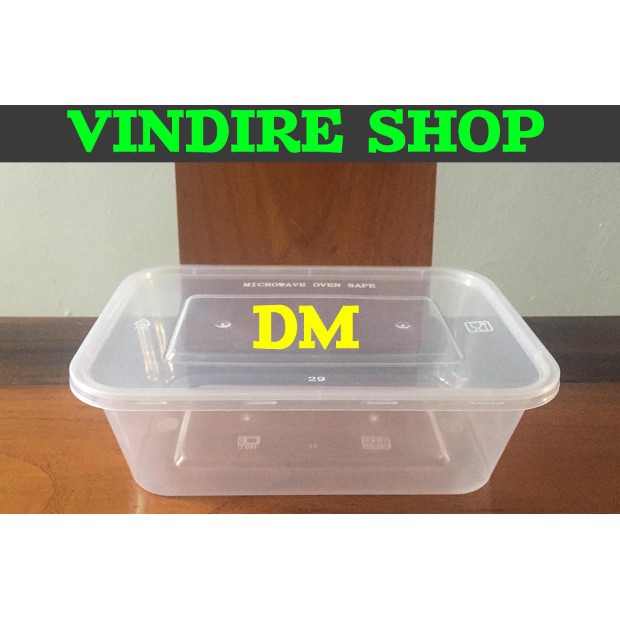 Jual [READY] Thinwall Persegi Panjang Dm 750 Ml (Isi 25 Pcs) - Kotak ...