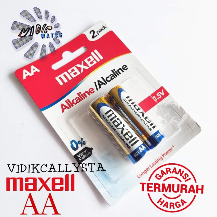 Jual ORIGINAL BATU BATRE BATTERY ALKALINE A2 AA ORIGINAL ASLI ISI 2 PCS ...