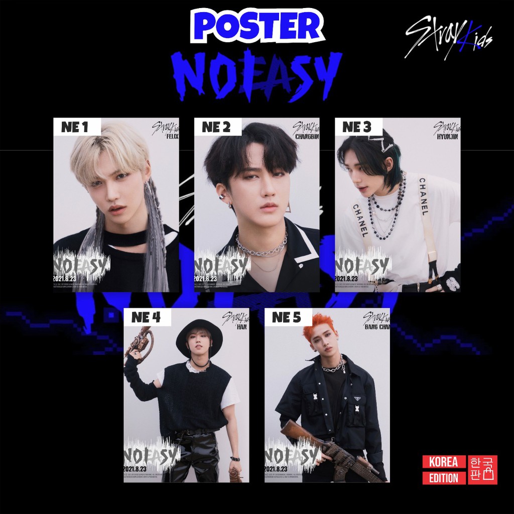 Jual NEW KATALOG Poster STRAYKIDS NO EASY Poster Kpop STAY | Shopee ...