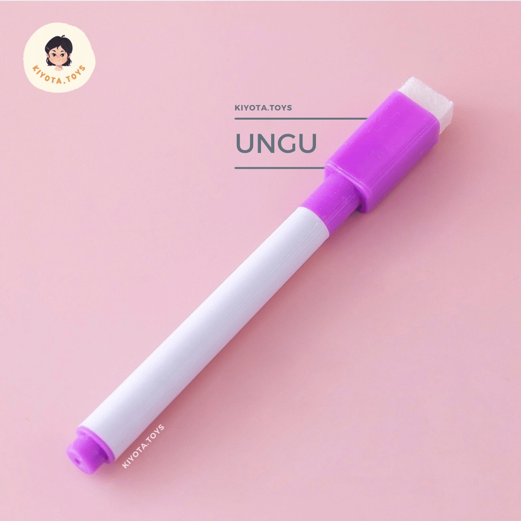 Jual Spidol wipe and clean mini white board marker | sepidol anak warna ...