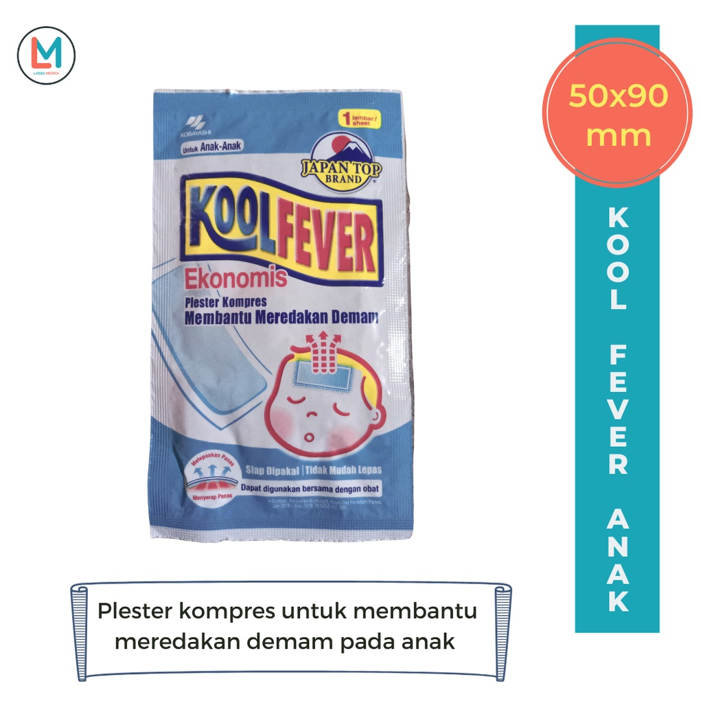 Jual Koolfever Biru Kompres Demam Untuk Anak Diatas 2 tahun | Isi 1 ...