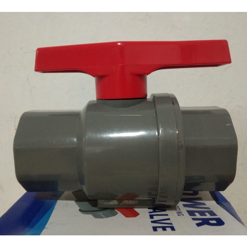 Jual B Valve ( Stop Kran PVC) Power / pipe & fitting / Pipa Power ...