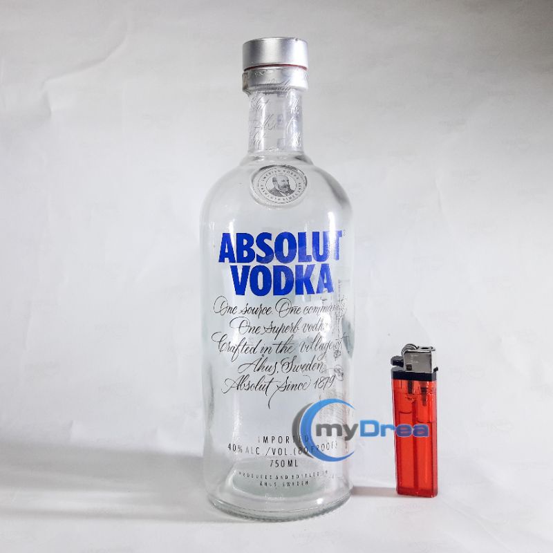 Jual Botol Kosong Pajangan Minuman Absolut Vodka | Shopee Indonesia