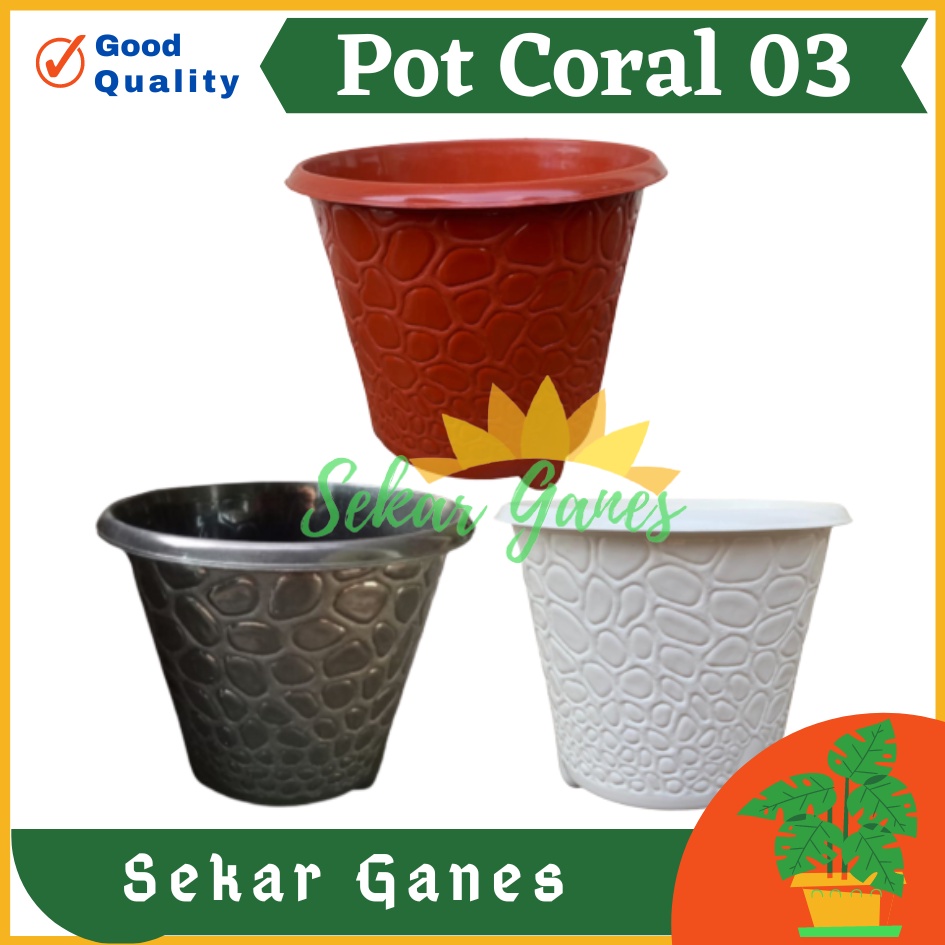 Jual Promo Pot Coral 03 Pot Bunga Termurah Pot Tanaman Pot Bjp Coral 03 ...