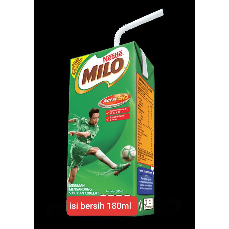 Jual Milo UHT 180ml x 36pcs (GoSend jakarta dan sekitar) | Shopee Indonesia