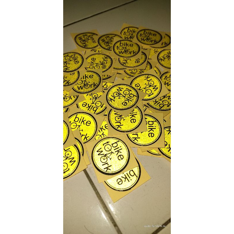 Jual Sticker sepeda bike to work, sepeda lipat, MTB, road bike | Shopee ...
