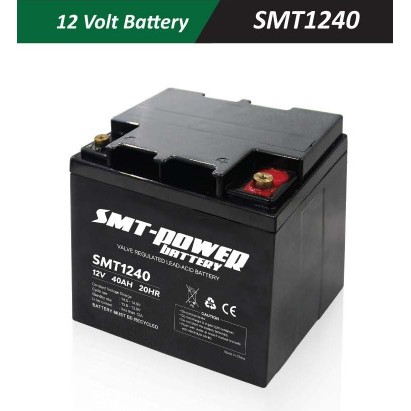 Jual AKI KERING SMT-POWER 12V 40AH - BATERAI UPS SOLAR CELL SAMOTO ...