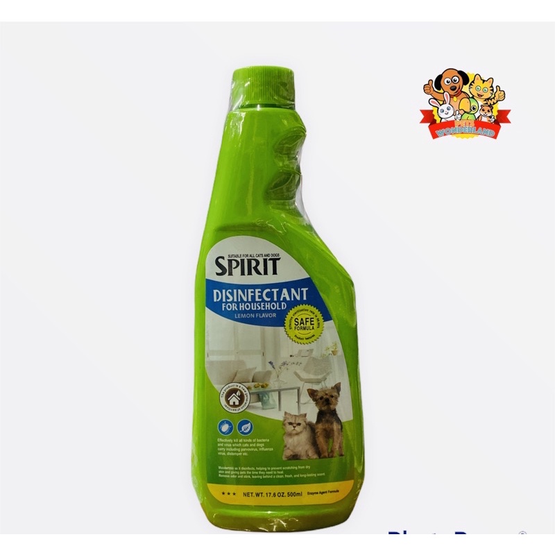 Jual Spirit Disinfectant for cats & dogs Spray 500ml | Shopee Indonesia