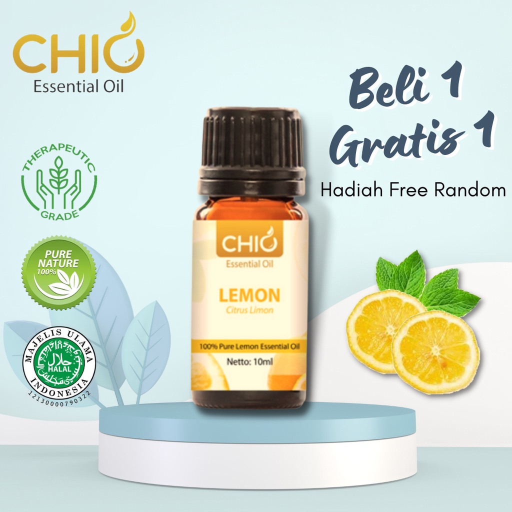 Jual BUY 1 GET 1 CHIO LEMON ESSENSIAL OIL | Shopee Indonesia