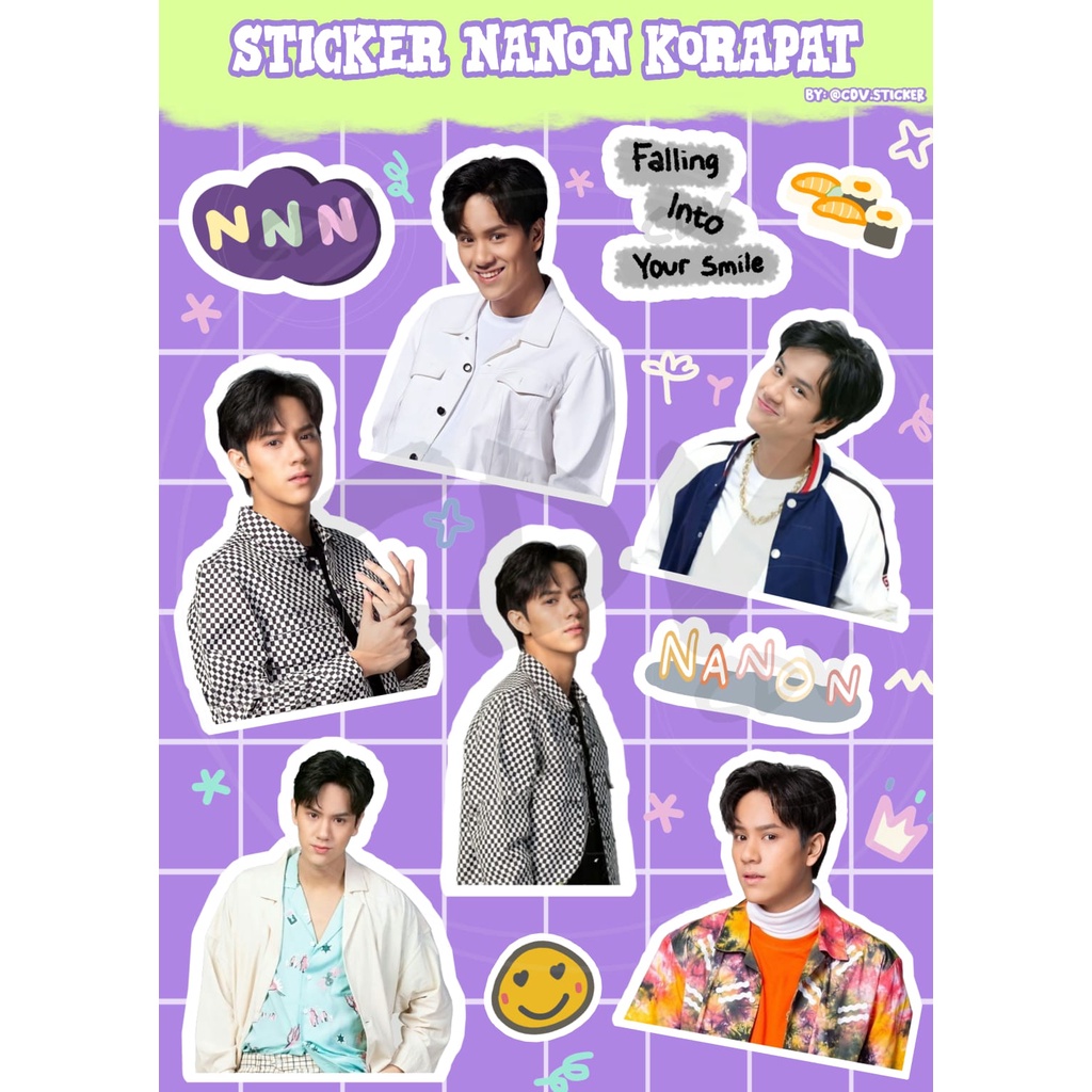 Jual Sticker Nanon Korapat GMMTV new edition | Shopee Indonesia