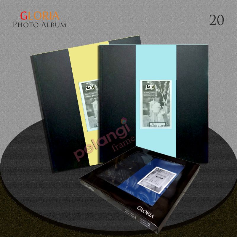 Jual ALBUM FOTO/Magnetik/Jumbo/isi 20 sheet/Gloria | Shopee Indonesia