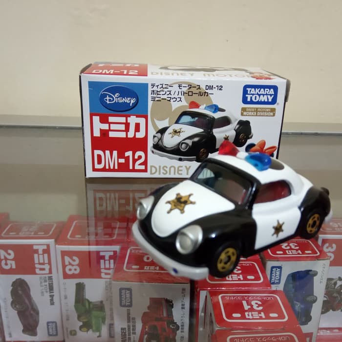 Jual Tomica Disney Motors DM-12 Poppins Cop Minnie mouse police harga murah | Shopee Indonesia