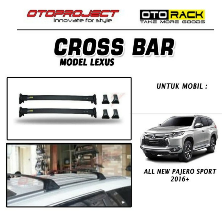 Jual Cross Bar Crossbar Otoproject Khusus All New Pajero Sport 2021 ...