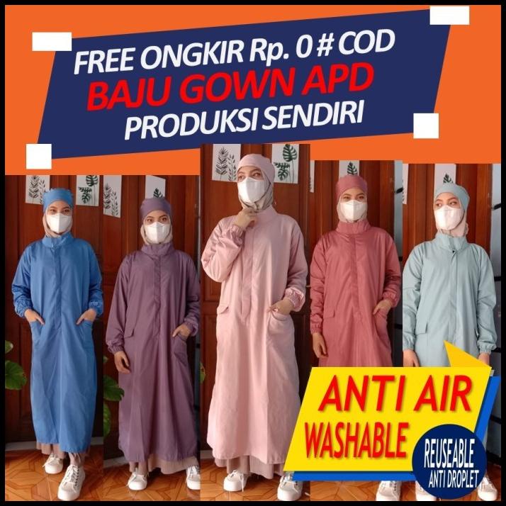 Jual Apd Surgical Gown Anti Corona|Baju Pelindung Diri Reuseable ...