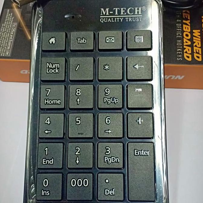 Jual Bergaransi Keyboard Numerik M Tech Numeric Keypad With 4 Office