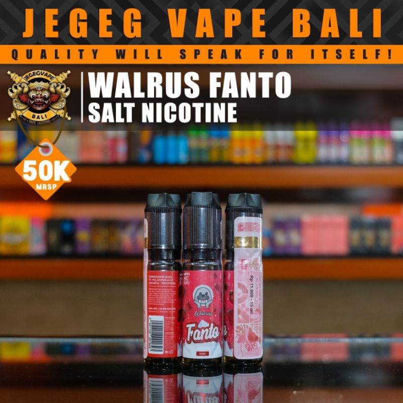 Jual Walrus Salt Nicotine Series 15ml | Shopee Indonesia