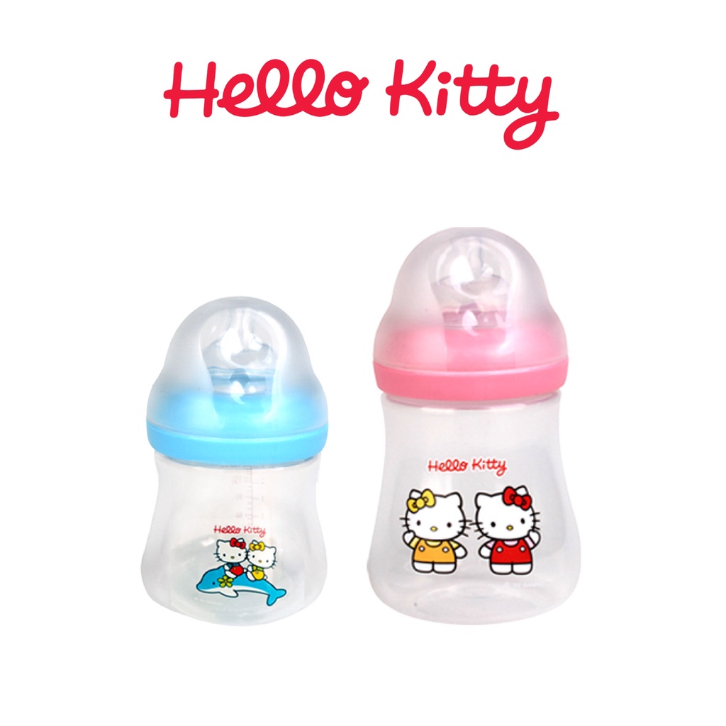 Jual Hello Kitty Wide Neck Bottle Botol Susu Bayi 150ml - 250ml || HKT DB341 || HKT DB381 ...