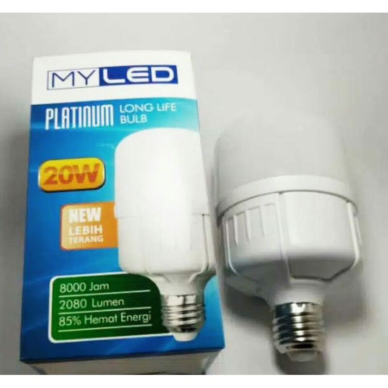Jual Lampu Led Tabung Bohlam Led Myled 20 Watt | Shopee Indonesia