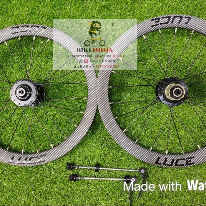 Jual Langsung Order READY STOCK WHEELSET LUCE 16 349 CARBON LOOK ...