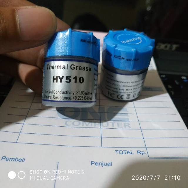 Jual Thermal paste termal pasta grease botol salep | Shopee Indonesia