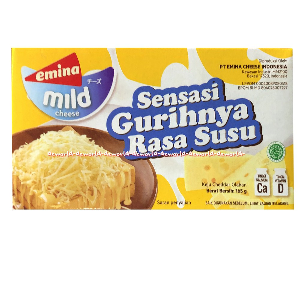 Jual Emina Mild Cheese 165gr Sensasi Gurihnya Rasa Susu Keju Eminaa 165 ...