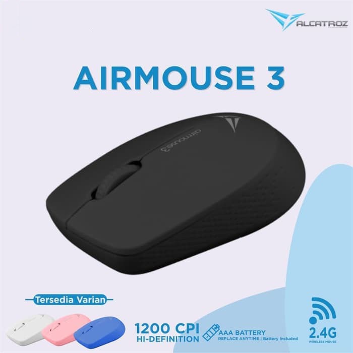 Jual Mouse Alcatroz Airmouse DUO 2 Wireless & Bluetooth | Shopee Indonesia
