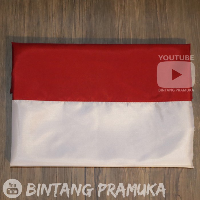 Jual TERMURAH Bendera Merah Putih Indonesia Bahan Kain Satin Mengkilap ...