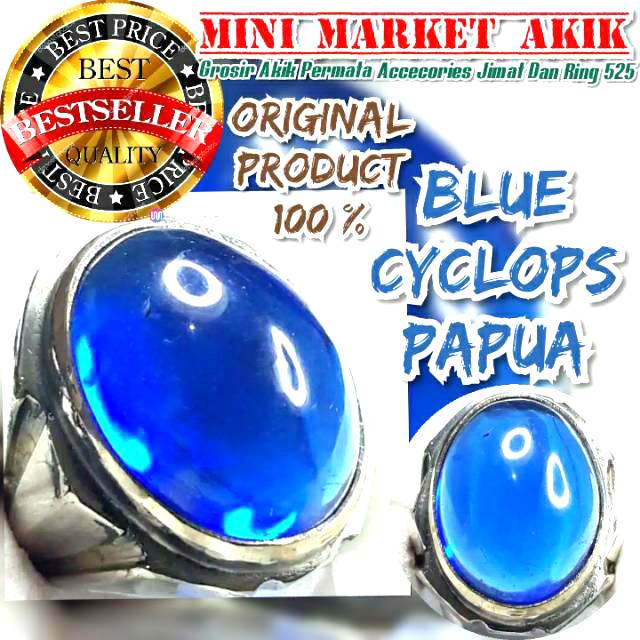 Jual BATU CINCIN CYCLOPS PAPUA BIRU | Shopee Indonesia