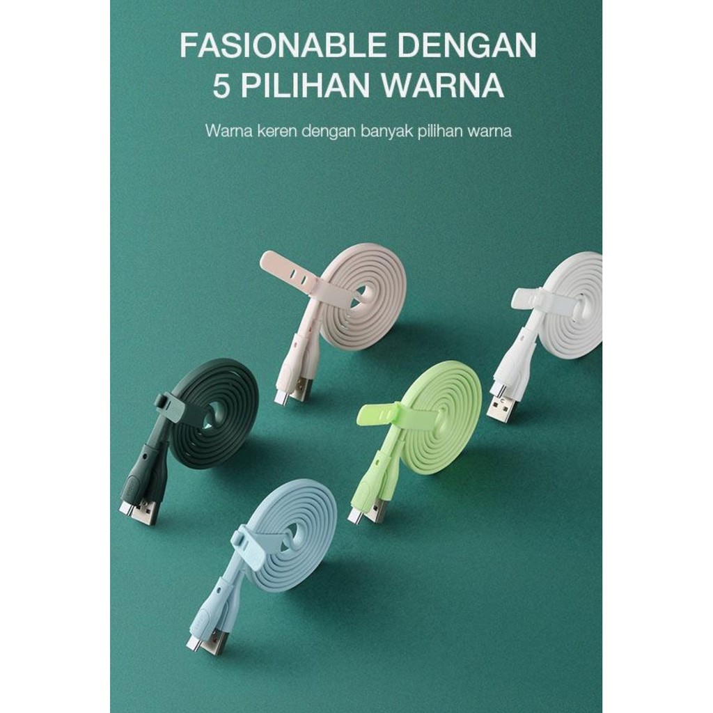 Jual Robot RGC100 KABEL DATA USB-C Kabel Data Type C Colorful (Per Pcs ...